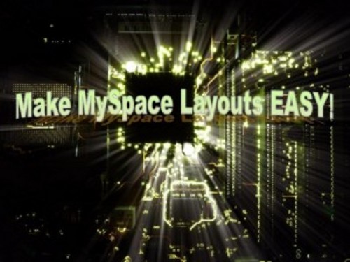 Make Your Own MySpace Layouts EASY! With MRR - Tradebit