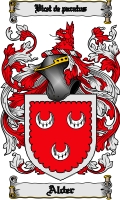 Alder Family Crest Alder Coat of Arms - Tradebit