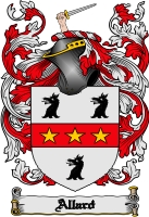 Allard Family Crest Allard Coat of Arms - Tradebit