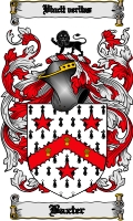 Baxter Family Crest Baxter Coat of Arms - Tradebit