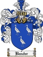 Bender Family Crest Bender Coat of Arms Digital Download - Tradebit