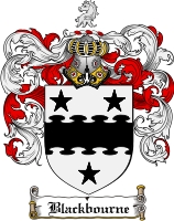 Blackbourne Family Crest Blackbourne Coat of Arms - Tradebit