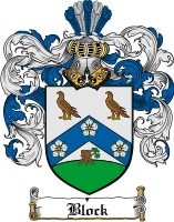 Block Family Crest Block Coat of Arms - Tradebit