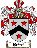 Branch Family Crest Branch Coat of Arms - Tradebit
