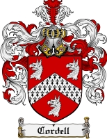 Cordell Family Crest Cordell Coat of Arms Digital Download - Tradebit