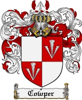Cowper Family Crest Cowper Coat of Arms Digital Download - Tradebit