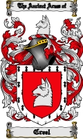 Creel Family Crest Creel Coat of Arms - Tradebit