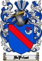 Depriest Family Crest Depriest Coat of Arms - Tradebit