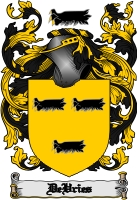Devries Family Crest Devries Coat of Arms - Tradebit