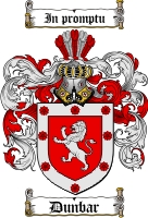Dunbar Family Crest Dunbar Coat of Arms - Tradebit