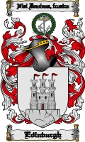 Edinburgh Family Crest Edinburgh Coat of Arms - Tradebit