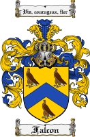 Falcon Family Crest Falcon Coat of Arms Digital Download - Tradebit