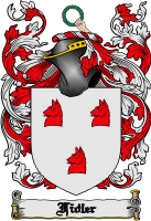 Fidler Family Crest Fidler Coat of Arms Digital Download - Tradebit