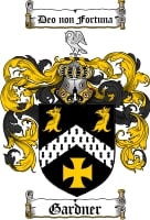 Gardner Family Crest / Gardner Coat of Arms - Tradebit