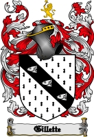 Gillette Family Crest Gillette Coat of Arms Digital Download - Tradebit