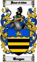 Grogan Family Crest Grogan Coat of Arms Digital Download - Tradebit