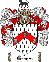 Groves Family Crest Groves Coat of Arms - Tradebit