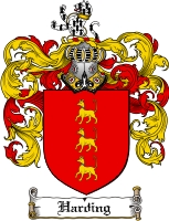 Harding Family Crest Harding Coat of Arms - Tradebit