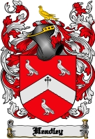 Headley Family Crest Headley Coat of Arms Digital Download - Tradebit