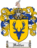 Hollier Family Crest Hollier Coat of Arms Digital Download - Tradebit