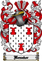 Honaker Family Crest Honaker Coat of Arms Digital Download - Tradebit