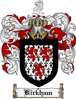 Kirkham Family Crest Kirkham Coat of Arms Digital Download - Tradebit