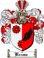 Kruse Family Crest Kruse Coat of Arms - Tradebit