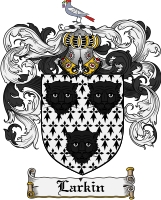 Larkin Family Crest Larkin Coat of Arms Digital Download - Tradebit
