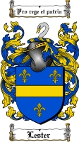 Lester Family Crest Lester Coat of Arms - Tradebit