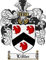 Littler Family Crest Littler Coat of Arms Digital Download - Tradebit