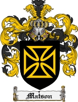 Matson Family Crest Matson Coat of Arms Digital Download - Tradebit