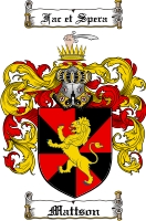 Mattson Family Crest Mattson Coat of Arms - Tradebit