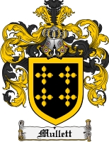 Mullett Family Crest Mullett Coat of Arms Digital Download - Tradebit