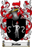 Nettles Family Crest Nettles Coat of Arms Digital Download - Tradebit