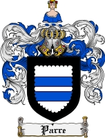 Parre Family Crest Parre Coat of Arms - Tradebit