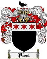 Prest Family Crest Prest Coat of Arms - Tradebit