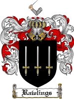 Rawlings Family Crest Rawlings Coat of Arms - Tradebit