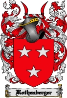 Rothenberger Family Crest Rothenberger Coat of Arms Digital Download ...