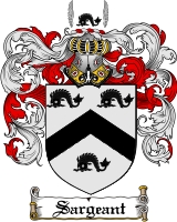 Sargeant Family Crest Sargeant Coat of Arms - Tradebit