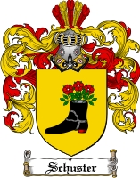 Schuster Family Crest Schuster Coat of Arms - Tradebit