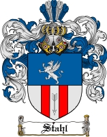 Stahl Family Crest Stahl Coat of Arms - Tradebit