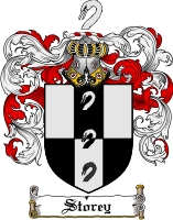 Storey Family Crest Storey Coat of Arms - Tradebit