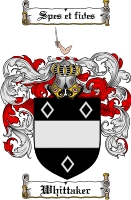 Whittaker Family Crest Whittaker Coat of Arms - Tradebit