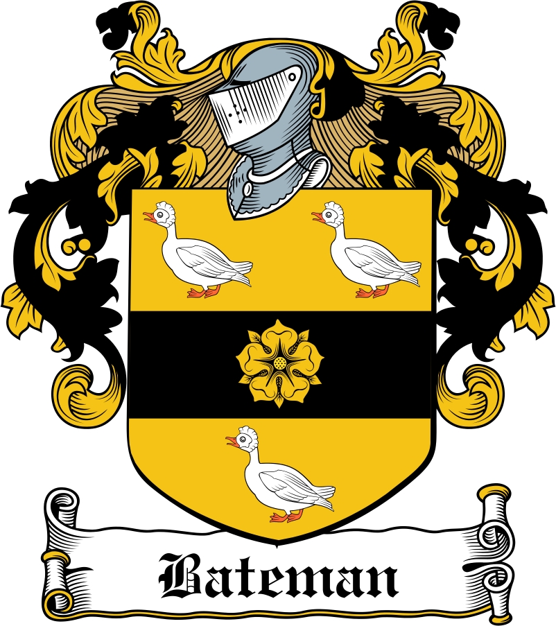 Bateman Family Crest / Irish Coat of Arms Image Download - Tradebit