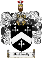 Buckworth Family Crest Buckworth Coat of Arms Digital Download - Tradebit