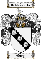 Cary Family Crest Cary Coat of Arms Digital Download - Tradebit