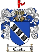 Castle Family Crest Castle Coat of Arms - Tradebit