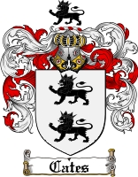 Cates Family Crest Cates Coat of Arms - Tradebit