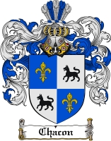 Chacon Family Crest Chacon Coat of Arms - Tradebit