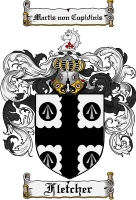 Fletcher Family Crest Fletcher Coat of Arms Digital Download - Tradebit